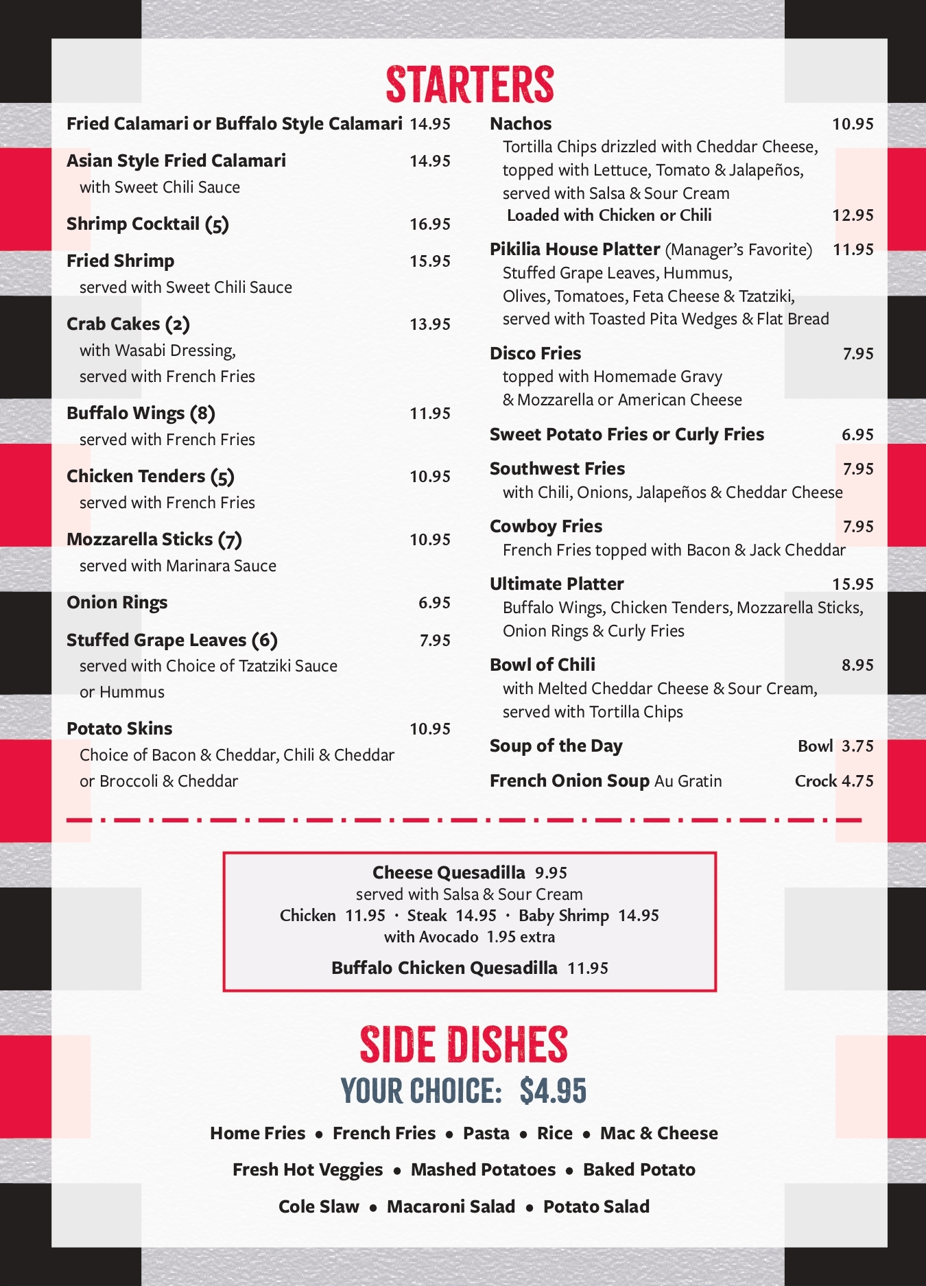 Diner Menu - Classic Diner Foods at Fair Lawn Diner