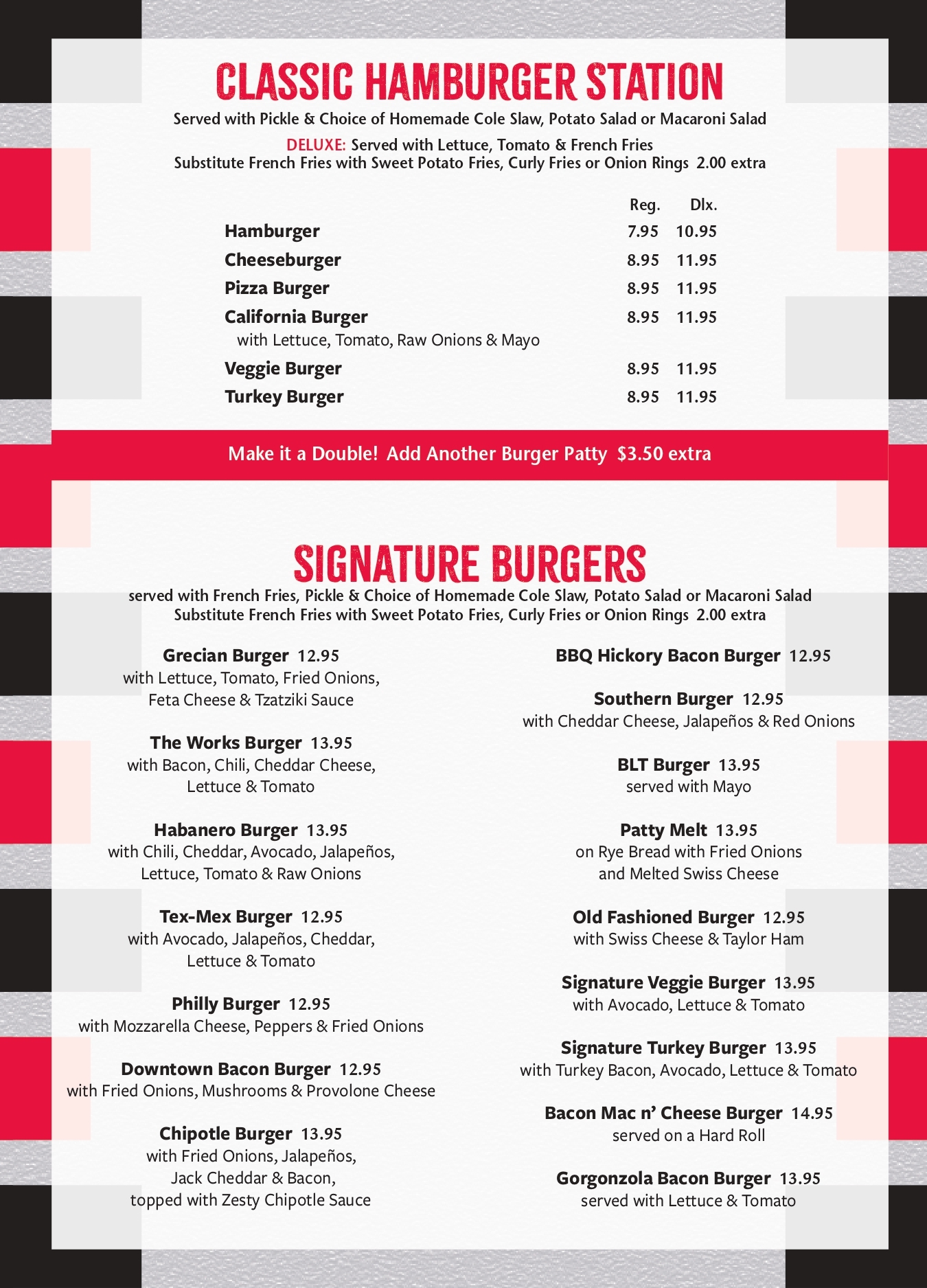 Diner Menu - Classic Diner Foods at Fair Lawn Diner